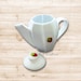 Felt Tea Set Patterns and Tutorials - Tea Pot Cup Saucer Tin Tea Bag ...
