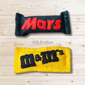 Felt Pattern Felt Movies Pattern Set - Popcorn Cola Chocolate Bar Candy ...