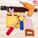 Felt Tools Set II Pattern Tutorial Set Drill Hammer Saw Wrench Tool ...
