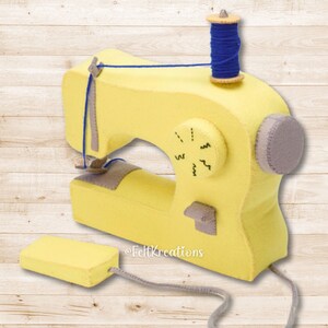 Felt Sewing Machine Pattern Set II - DIY Felt Toy Pattern Little ...