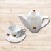 Felt Tea Set Patterns and Tutorials - Tea Pot Cup Saucer Tin Tea Bag ...