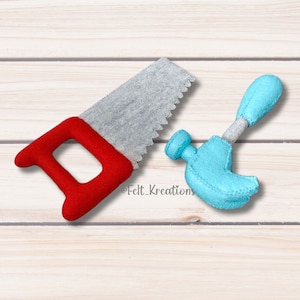 Felt Tools Pattern Set I - Hammer Saw Screwdriver Wrench Patterns ...