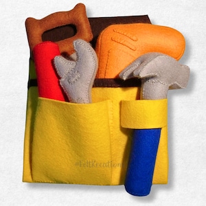Felt Tools Set II Pattern Tutorial Set - Drill Hammer Saw Wrench Tool ...