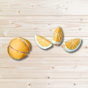 Felt Fruit Slices Pattern Felt Fruit Patterns Tutorial - Apple Orange ...
