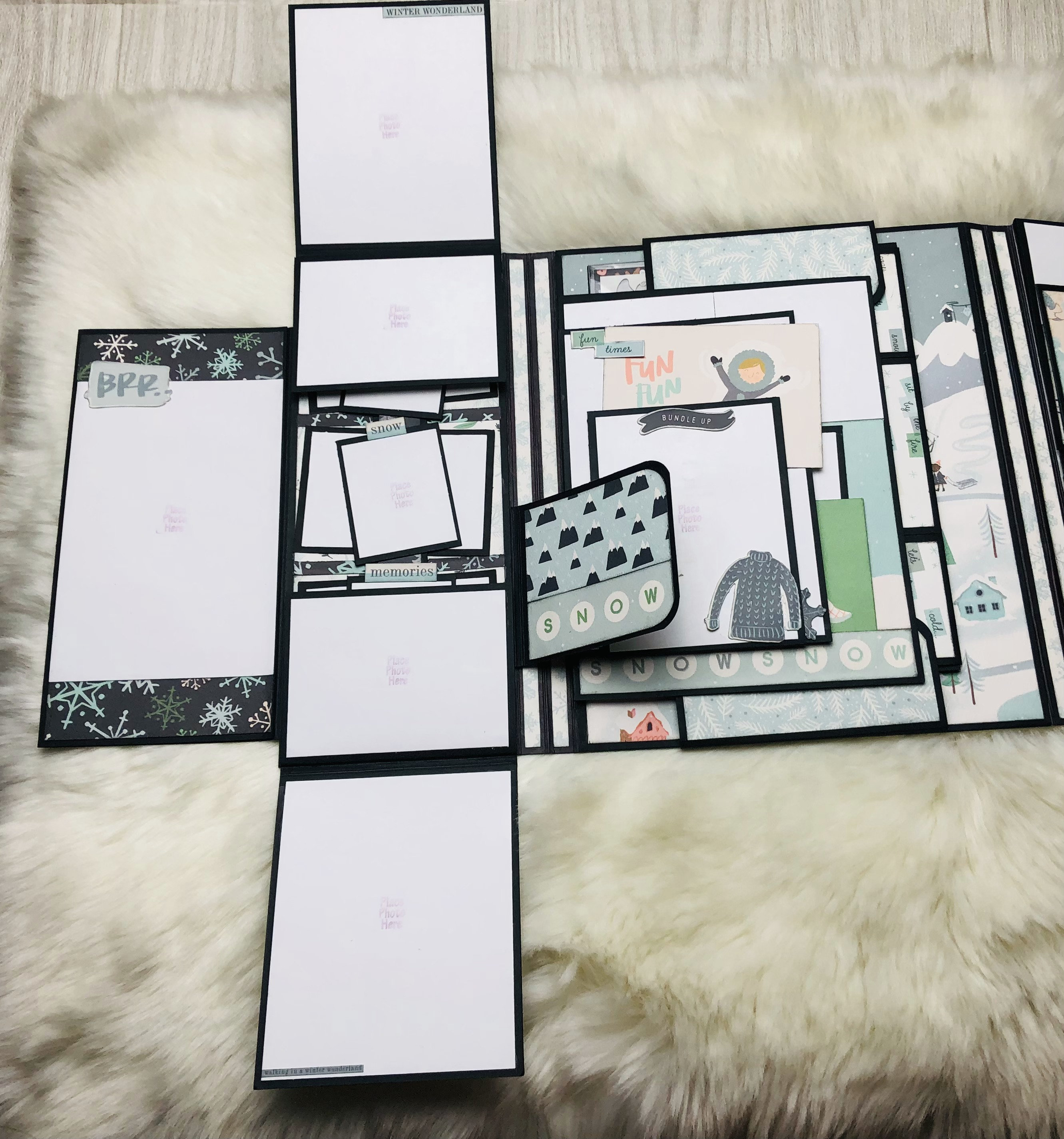 Winter Folio PDF Tutorial - Etsy