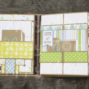 Baby Boy Mini Album PDF Tutorial | Personal Use - Etsy