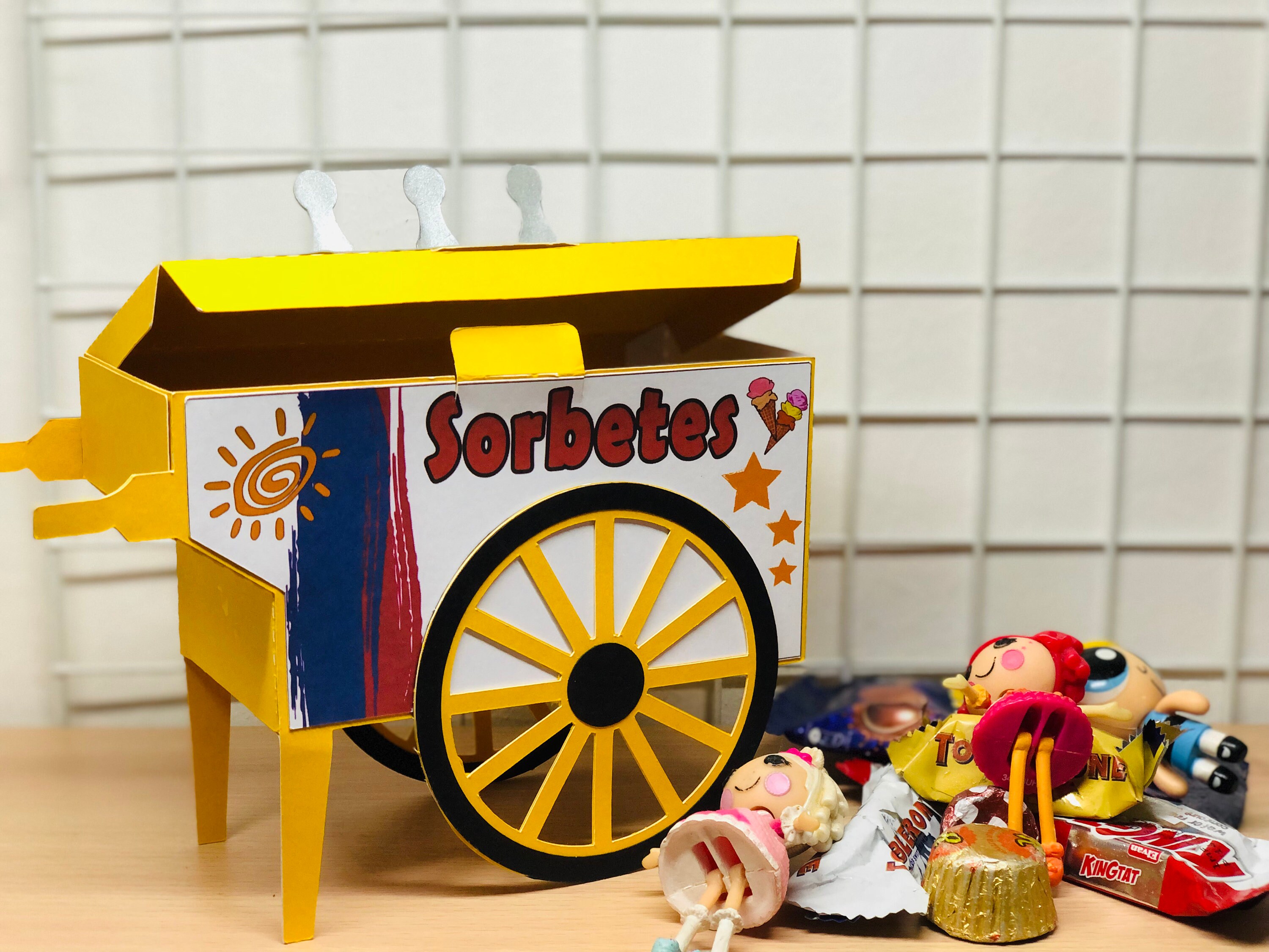 Sorbetes Cart Loot Box Cut File/pattern - Etsy