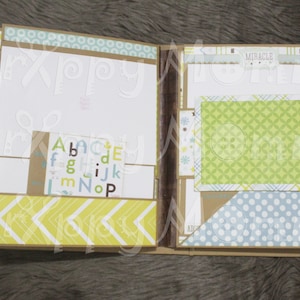 Baby Boy Mini Album PDF Tutorial | Personal Use - Etsy