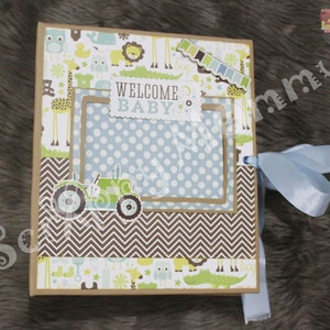 Baby Boy Mini Album PDF Tutorial | Personal Use - Etsy