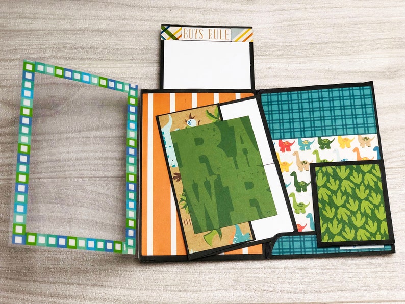 Scrapbooklets With Backpack Box PDF TUTORIAL - Etsy