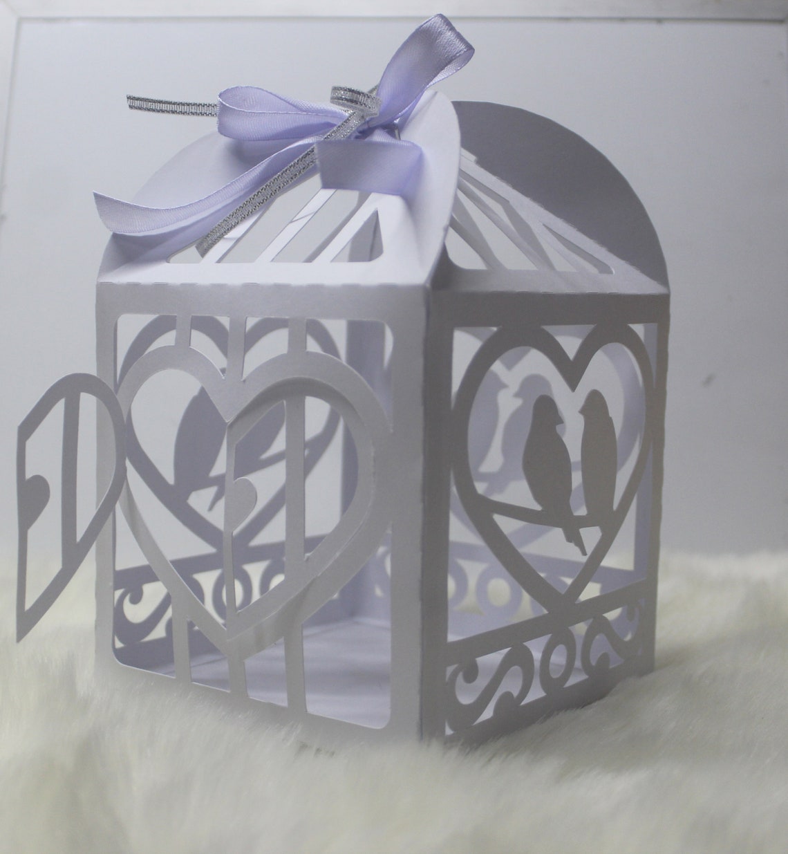 3D Paper Bird Cage Box Cut File/pattern - Etsy