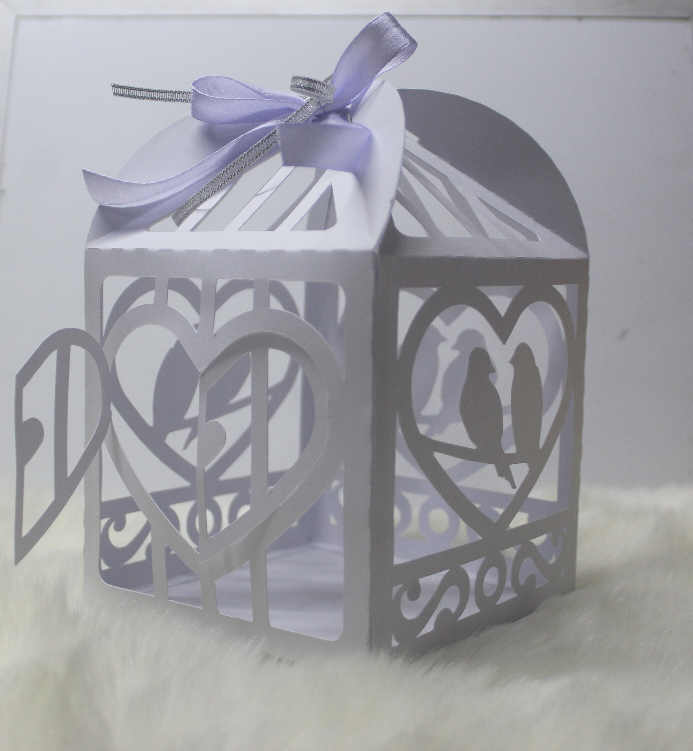 3D Paper Bird Cage Box Cut File/pattern - Etsy