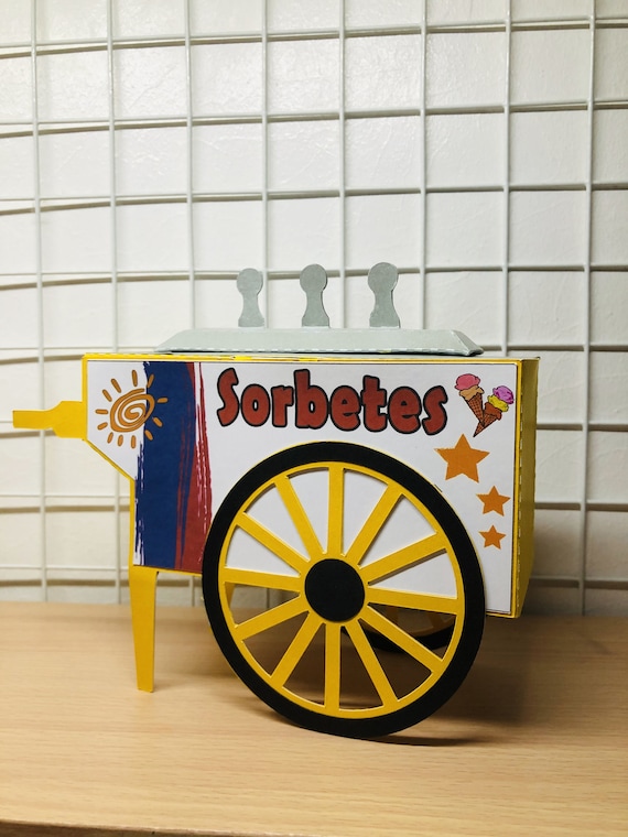Sorbetes Cart Loot Box Cut File/pattern - Etsy