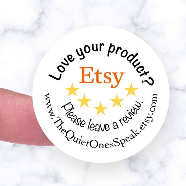 Etsy Review Labels - Etsy