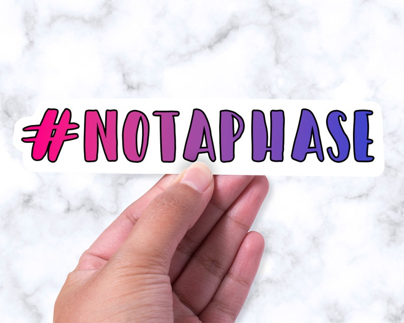 Pride Month Bisexual Sticker Bisexual Bi Pride Sticker Bi | Etsy