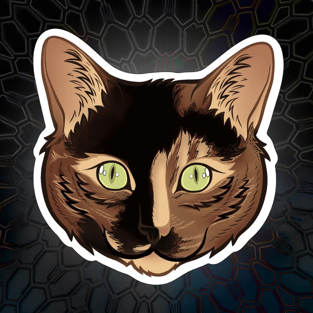 Honalee Tortoiseshell Cat Magnet - Etsy