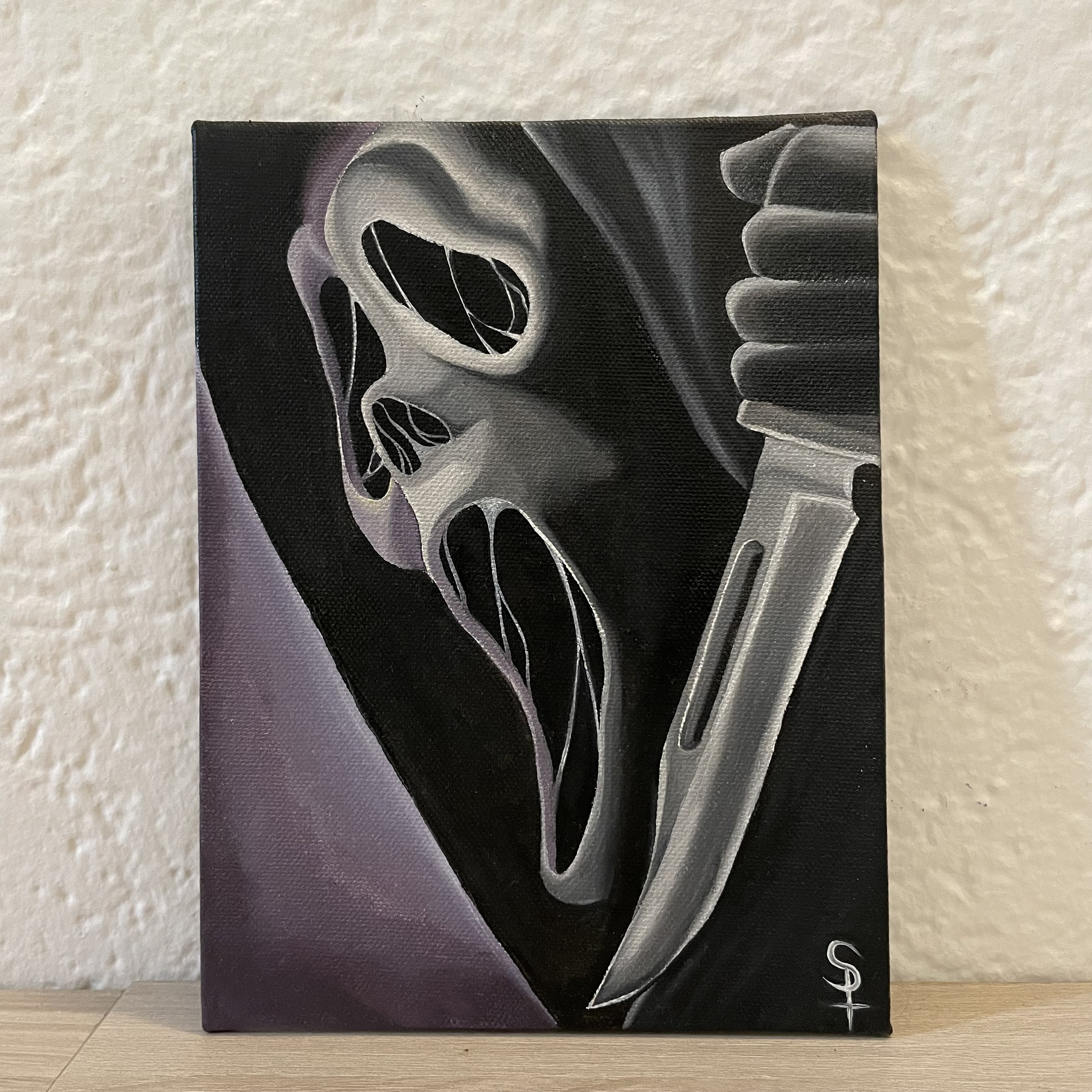 Horror Painting Limited Series Chucky, Terrier, Pennywise, Ghostface - Etsy