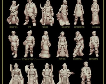 Dnd miniature | Etsy