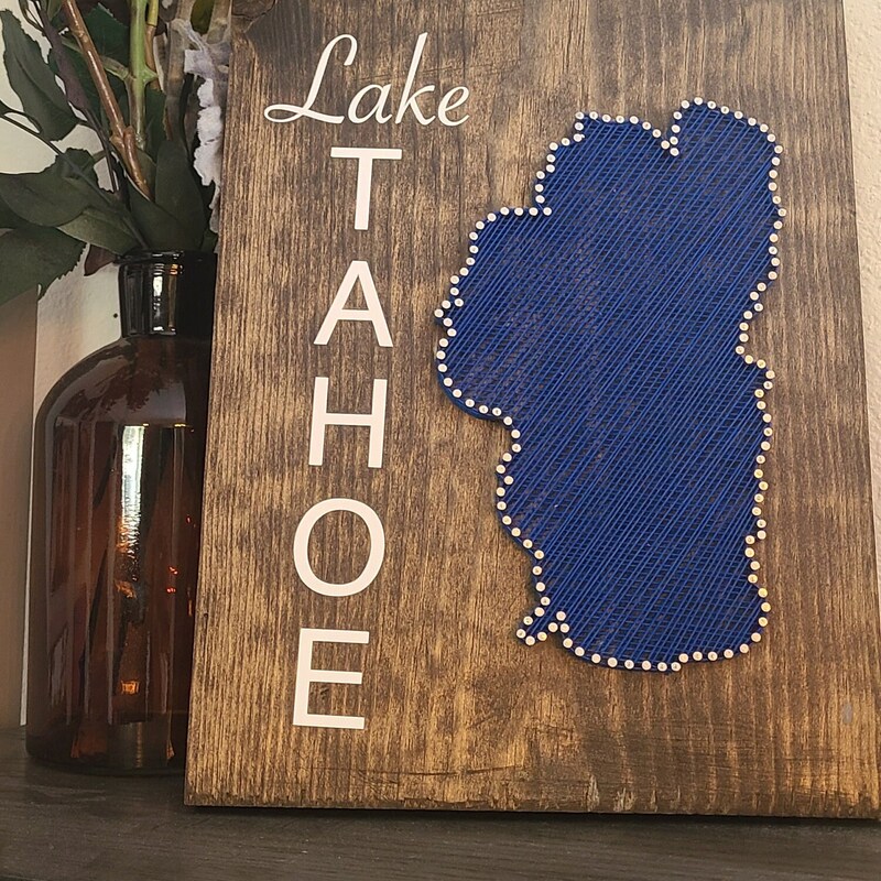 Lake String Art - Etsy