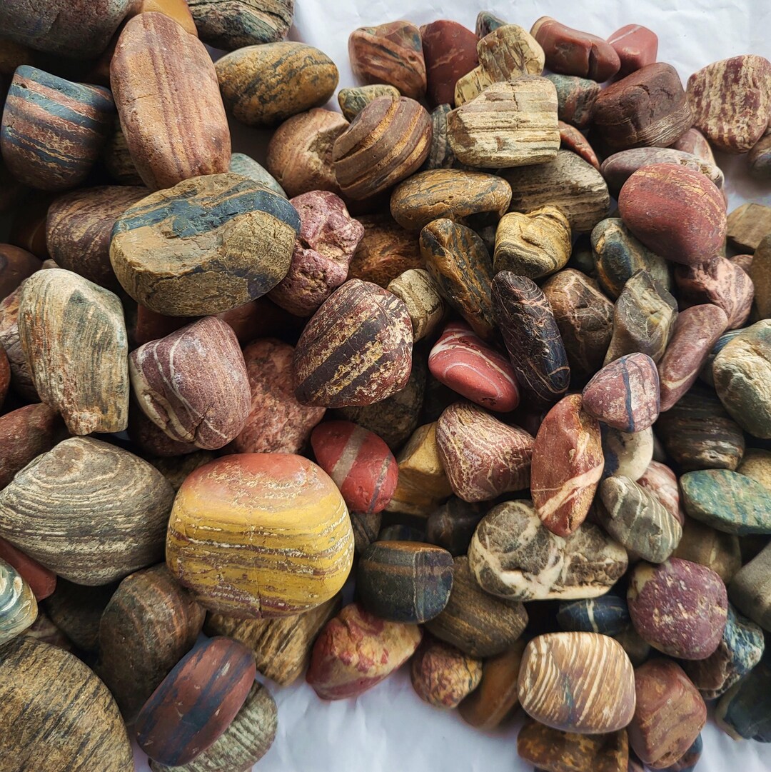 Banded Stone Assortment, Three Options - Free US Shipping - Etsy