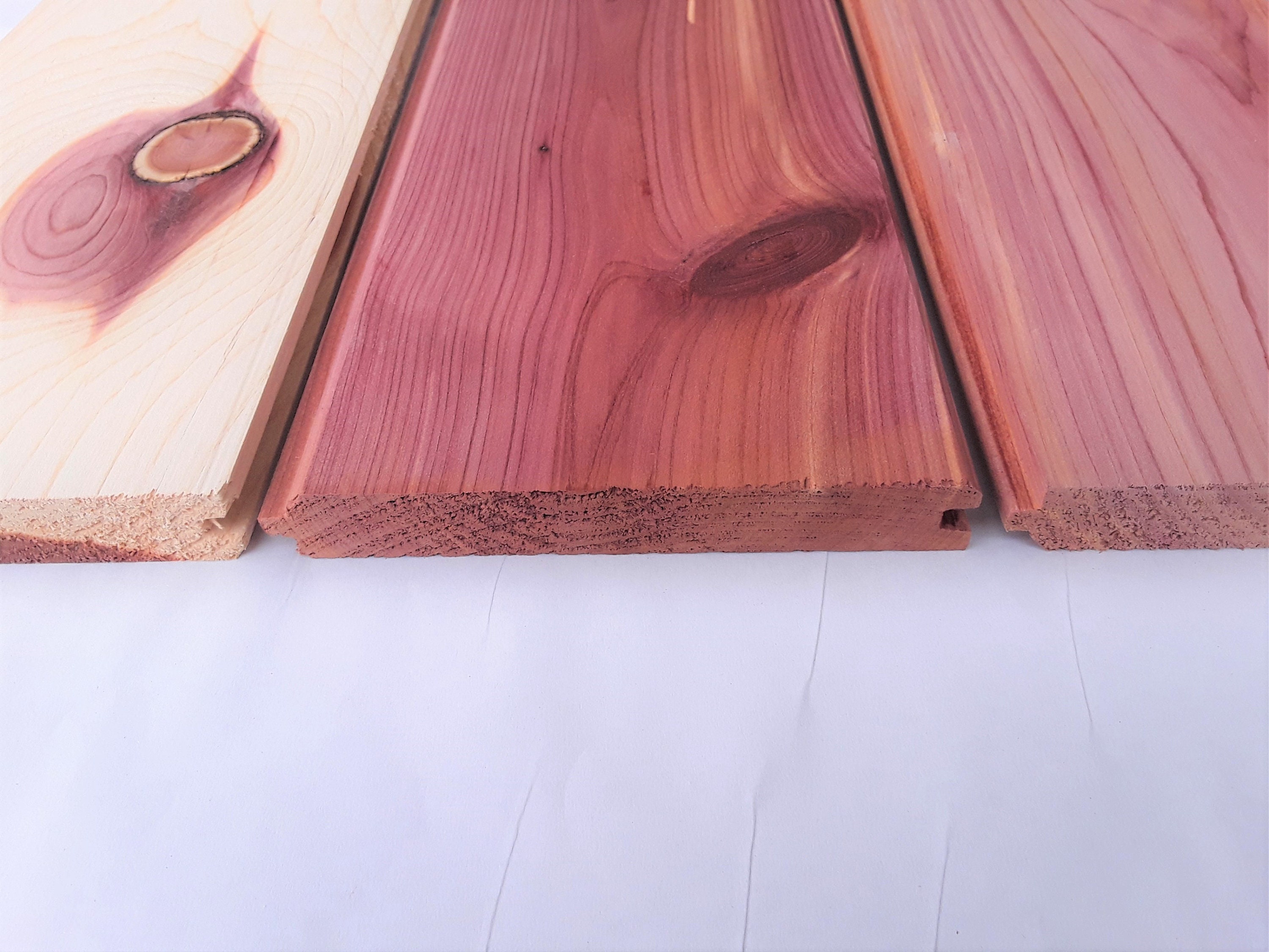 1X6 Tongue And Groove Red Cedar Planks Free US Shipping