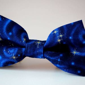 Blue Star Bow Tie, Mens Blue Bow Tie, Boys Stars Bow Tie, Blue Bowties ...