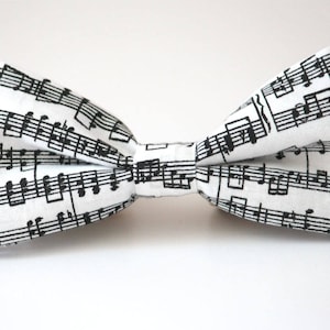 Music Bow Tie, Musical Notes Bow Tie, Music Teacher Bow Tie, Recital ...