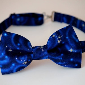 Blue Star Bow Tie, Mens Blue Bow Tie, Boys Stars Bow Tie, Blue Bowties ...