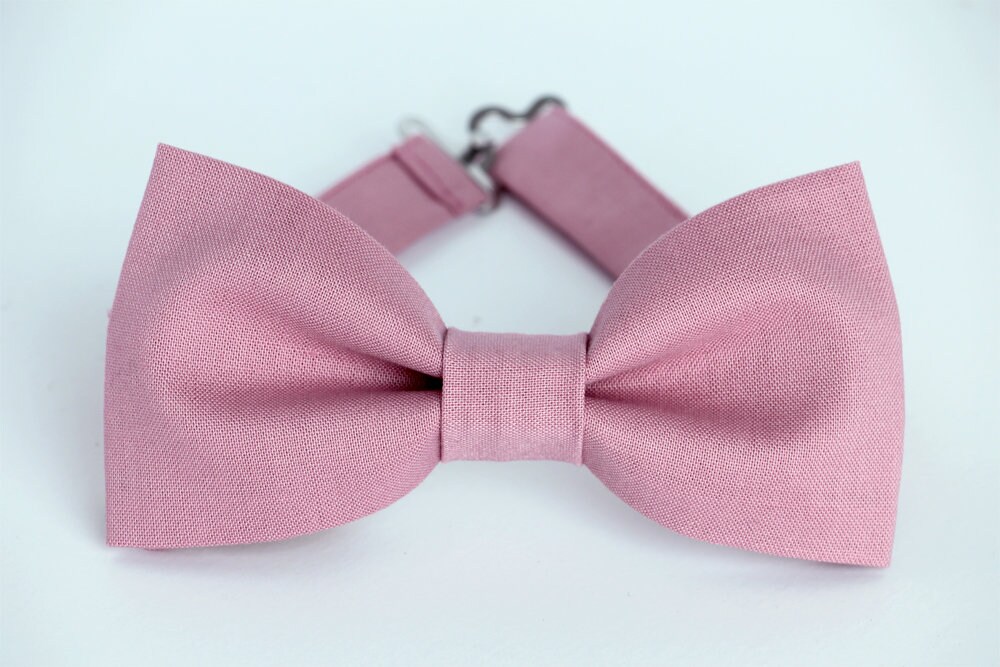 Mauve Bow Tie dusty rose bow tie groomsmen bow tie wedding | Etsy