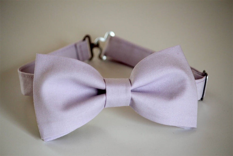 Light Purple Bow Tie Lilac Bow Tie Lavender Bow Tie - Etsy UK