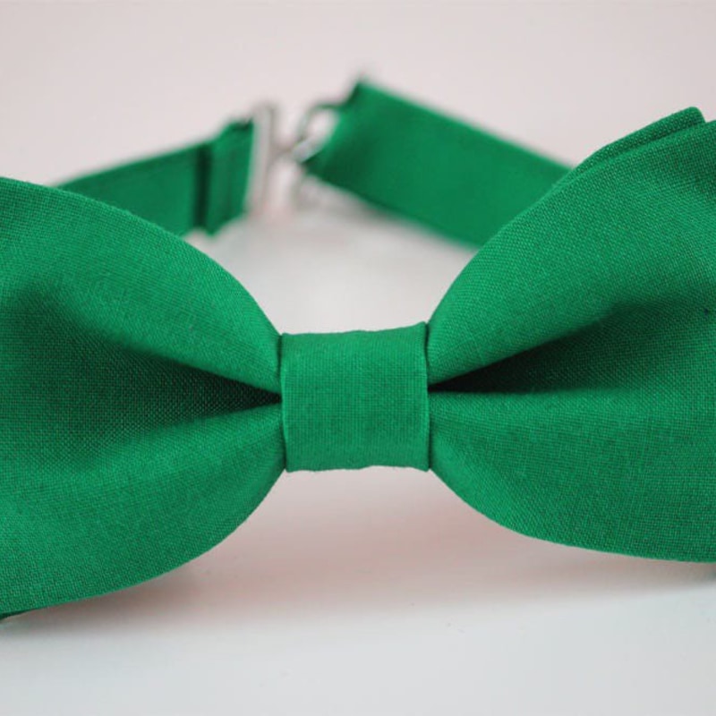 Green Bow Tie - Etsy