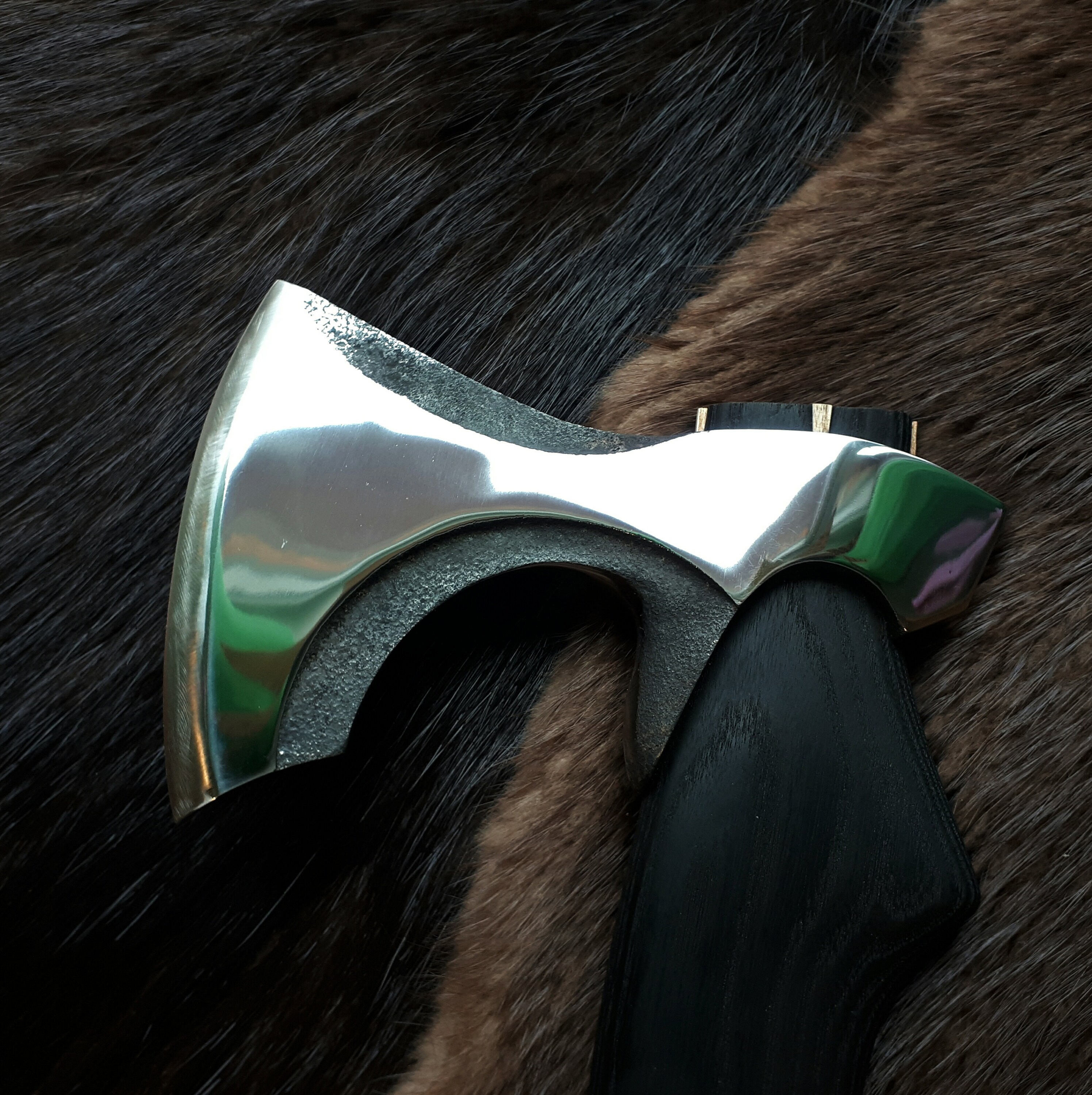 Urban-style hatchet. Black shiny axe. A great gift for a man. | Etsy