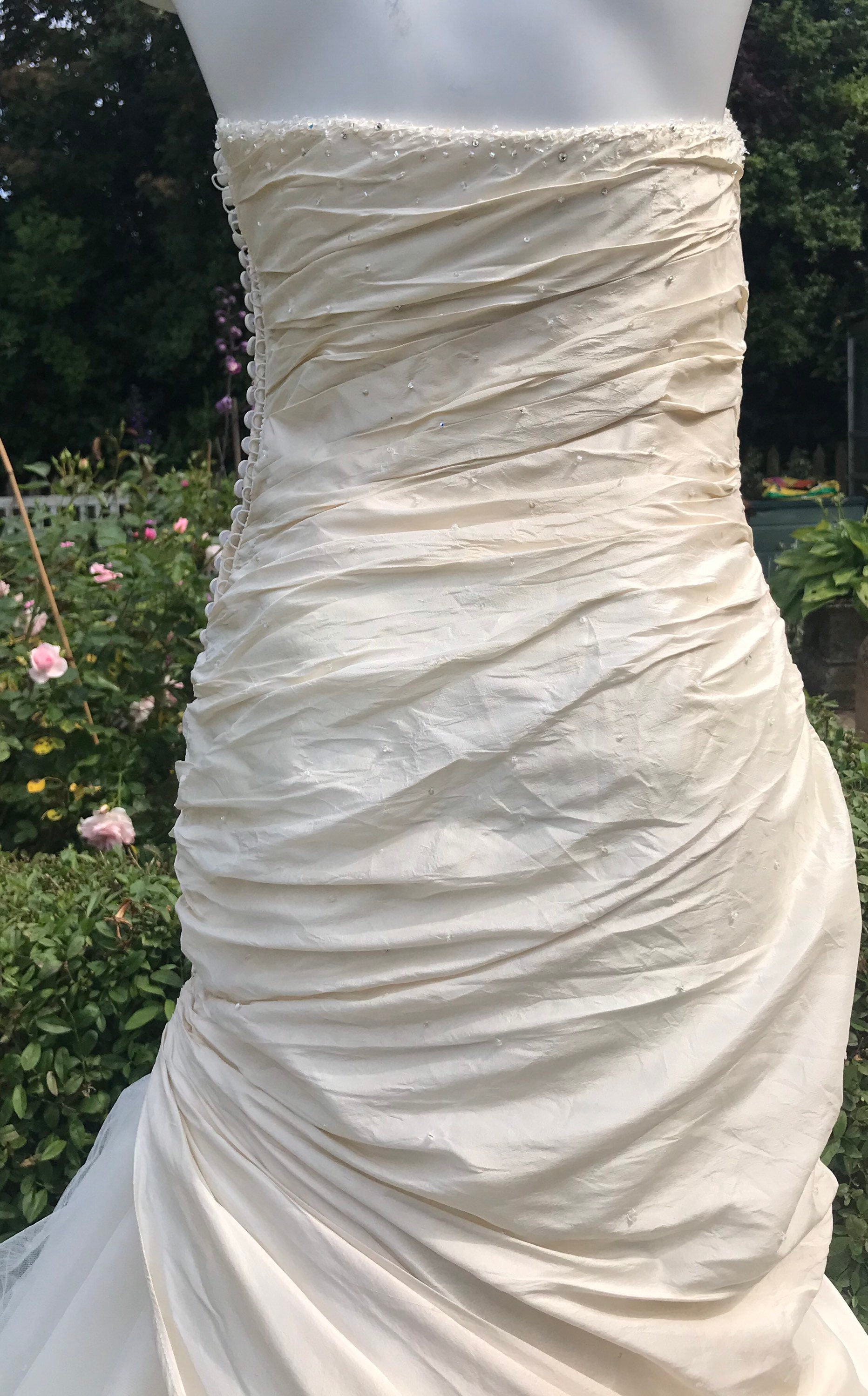 Preloved Silk Ian Stuart Bridal Dress - Etsy