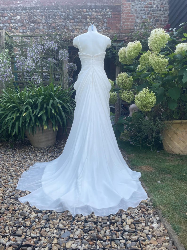 Retro Goddess Grecian Style Bridal Dress S/M - Etsy