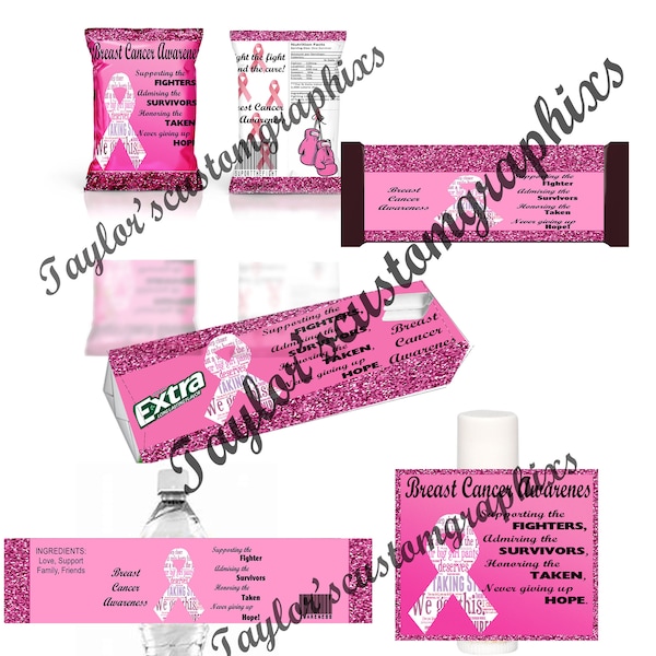 Breast Cancer Awareness Invitations - Etsy