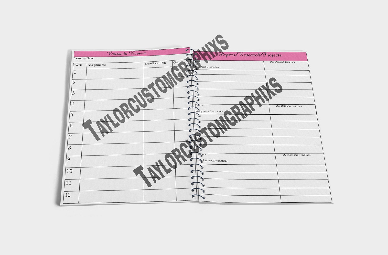 Notebook, Nursing School Notebook,nursing Journals, Personalized Career ...