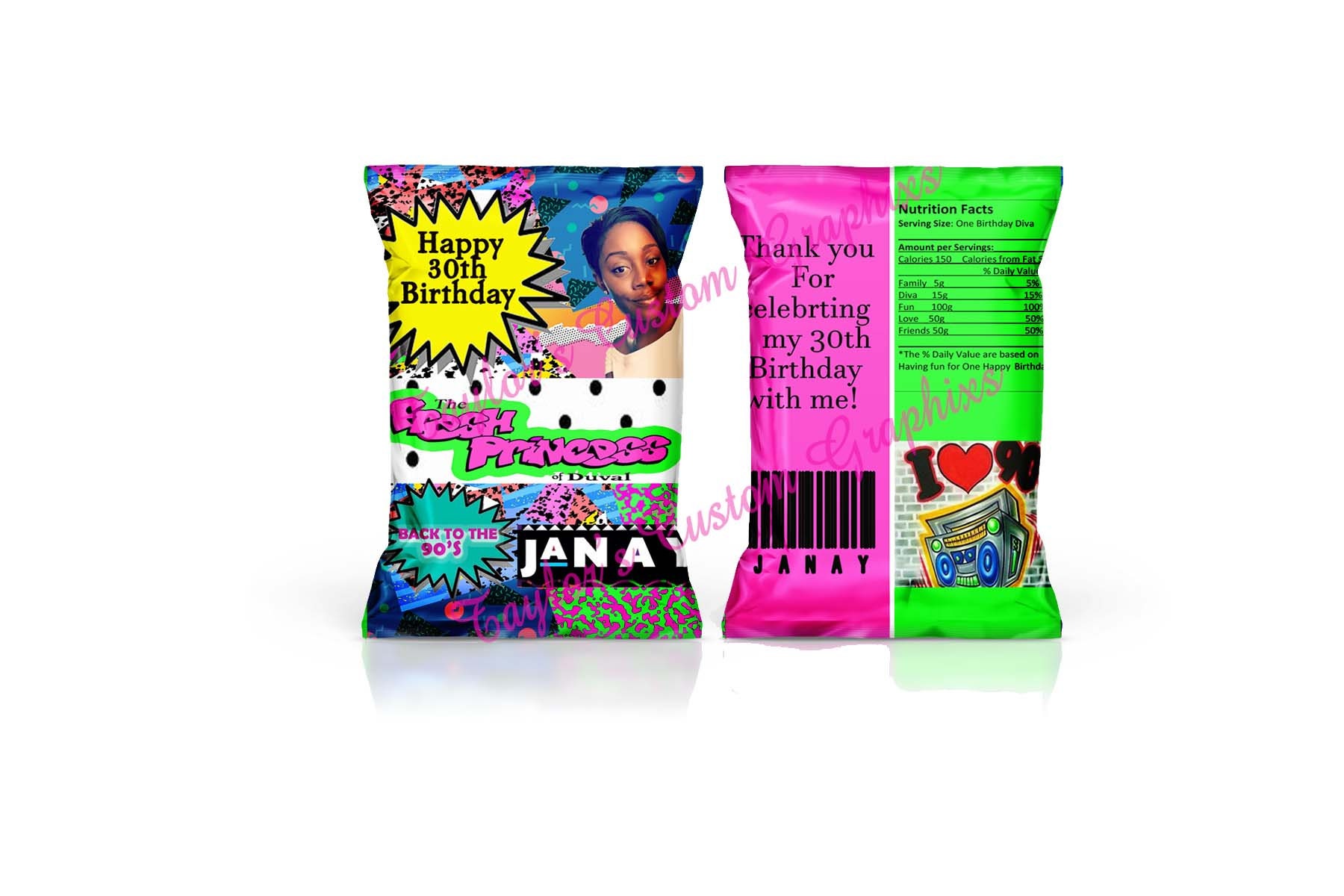 Fresh Prince of Bel-air Inspired Chip Bags, Fresh Prince Capri Sun ...