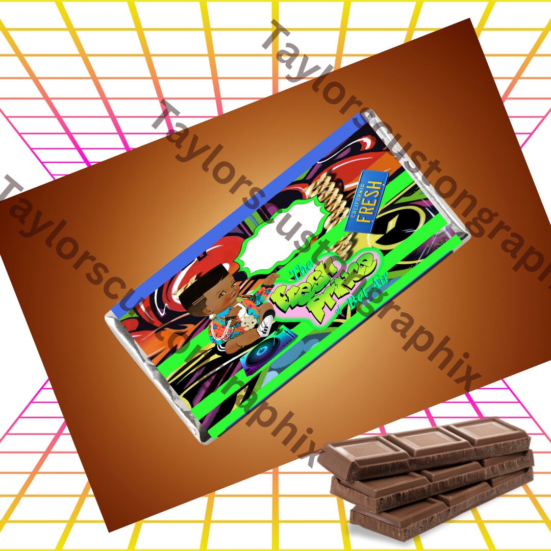 Fresh Prince of Bel-air Inspired Candy Bar, Fresh Prince Birthday, Baby ...
