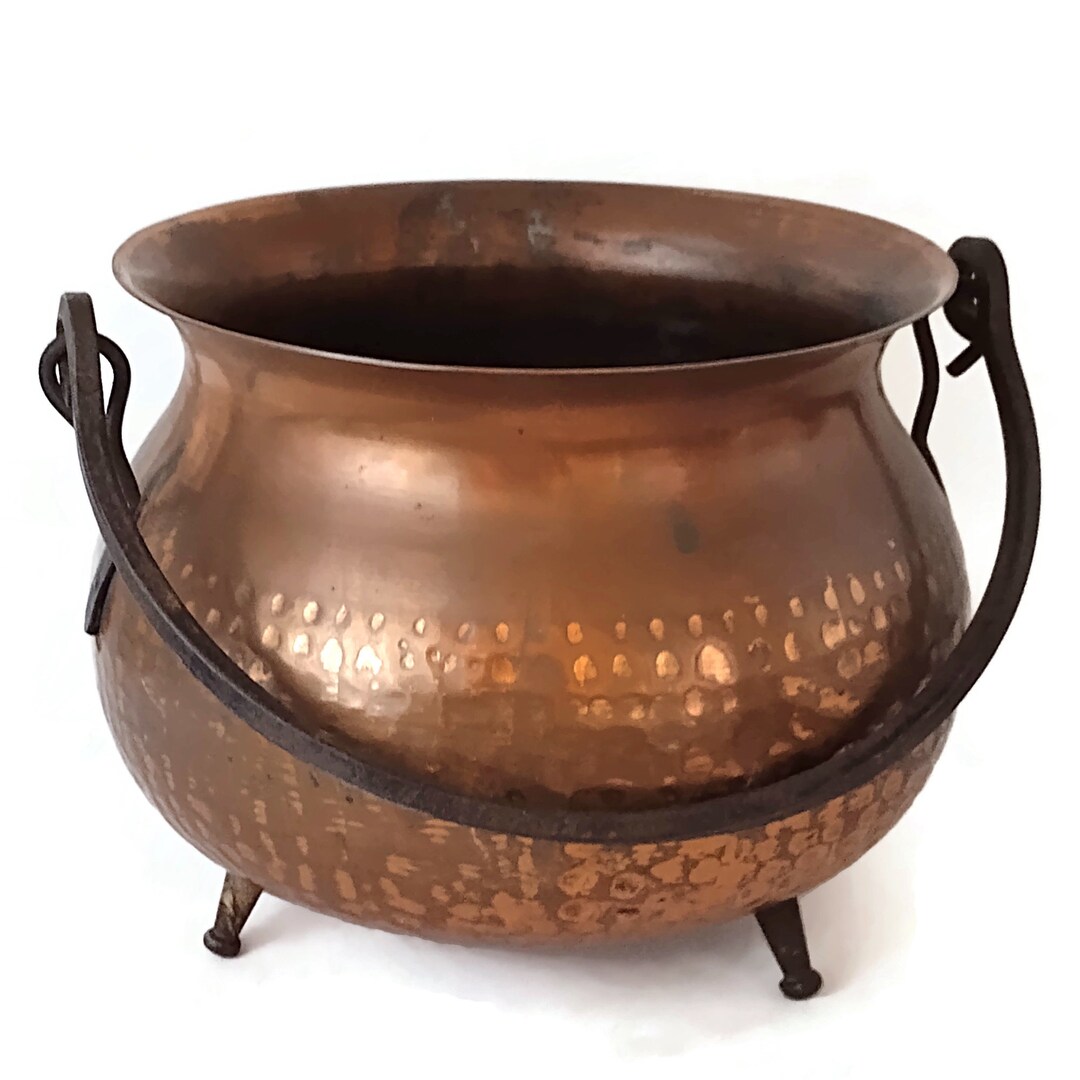 Vintage Copper Cauldron Pagan / Witchcraft / Witch Wicca - Etsy