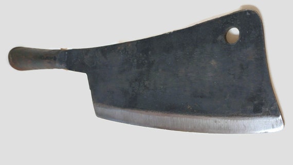 Vintage TURKISH Vintage Meat Cleaver Chopper Butcher Knife - Etsy