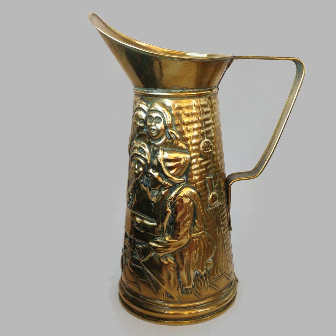 Vintage Lot of Two ENGLISH Brass Jug and a Small Water - Etsy