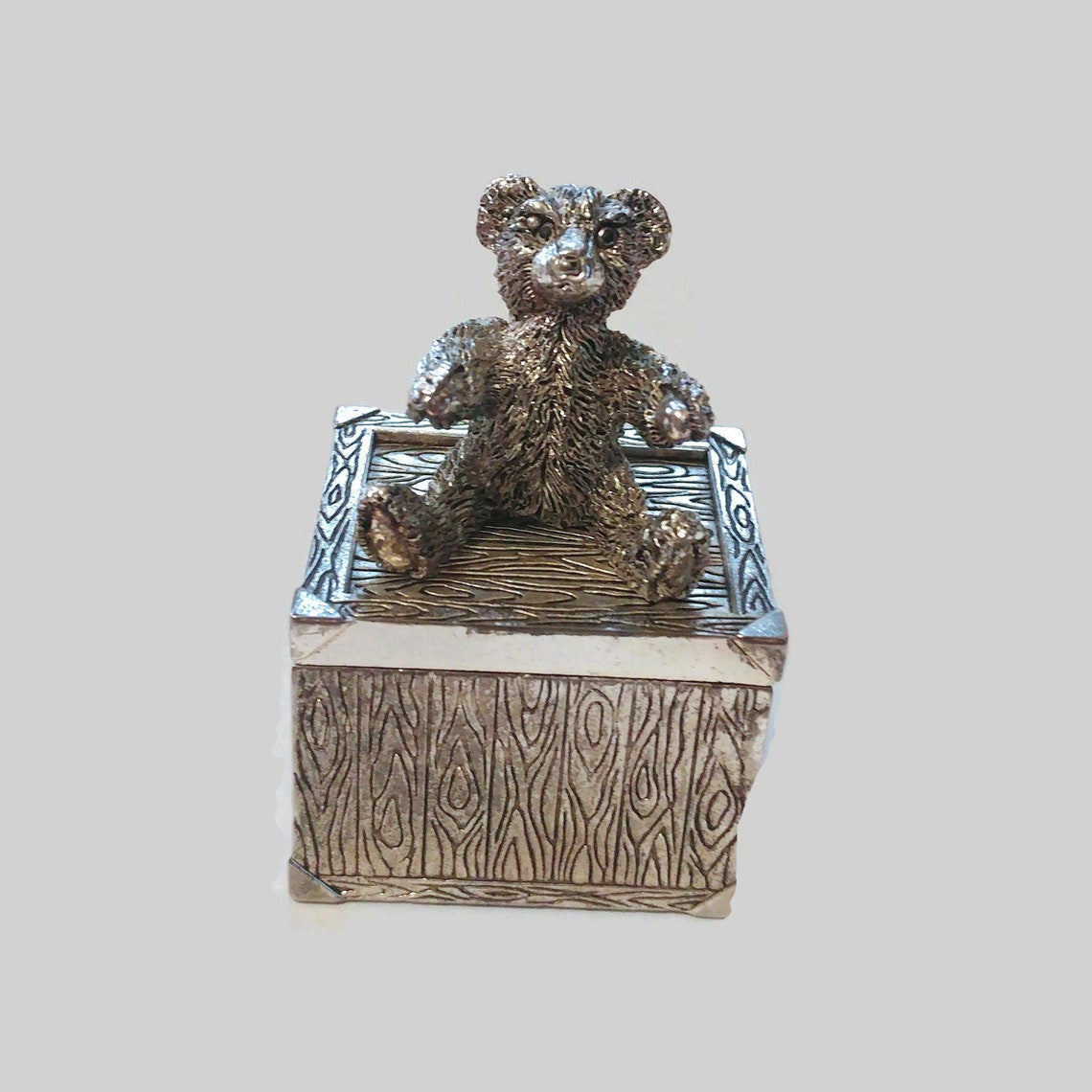 Vintage Pill Box Trinket Box, Metal Pill Box Collectible Pill Boxes ...