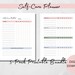 Printable Self Care Planner Daily Gratitude Mindfulness Journal Mental ...