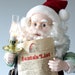 Vintage Animated Figure, Large Santa Claus, Red Santa With Wish List ...