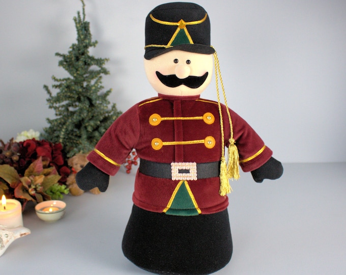Vintage Nutcracker, Soft Toy, Door Stopper, Christmas Decor, Vintage ...