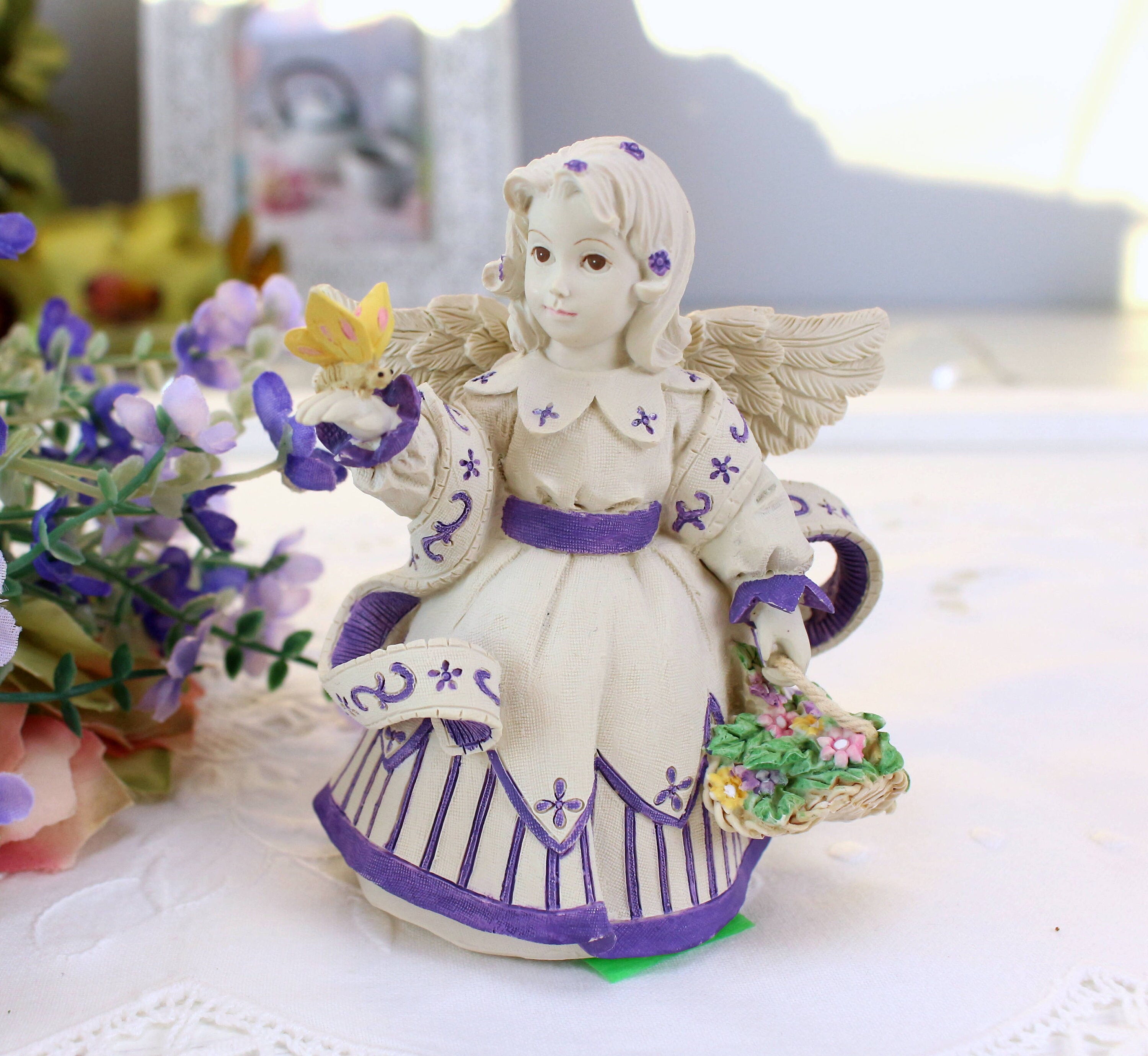 Angel Figurine summer Sarah's Angels - Etsy