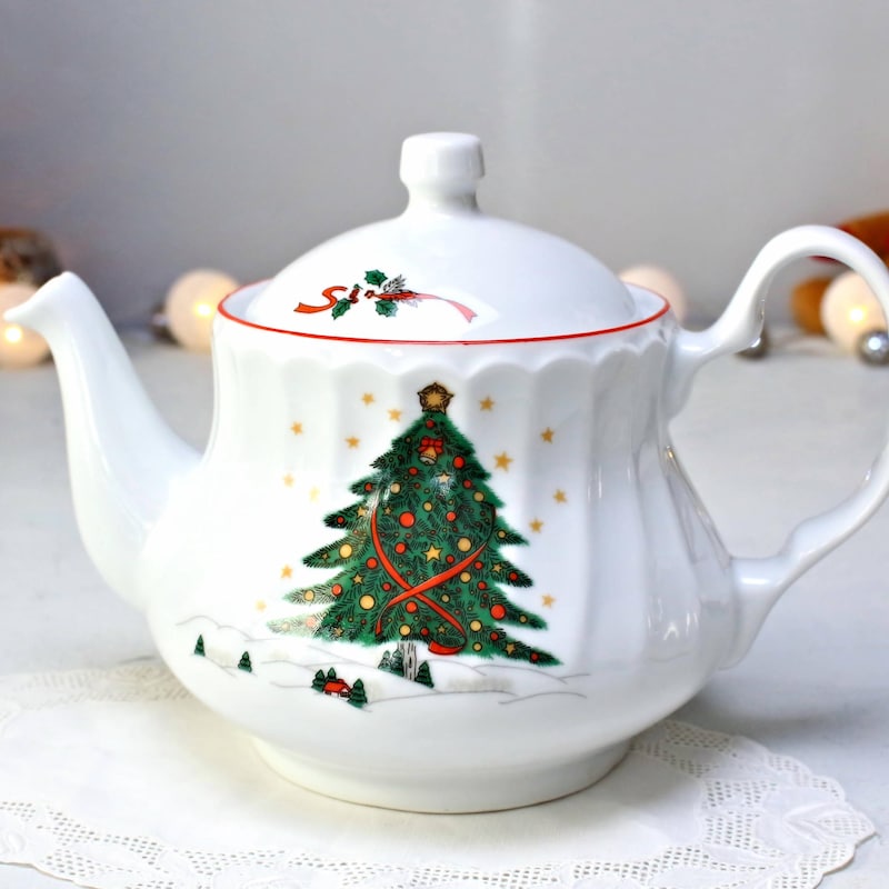 Christmas Teapot - Etsy Canada