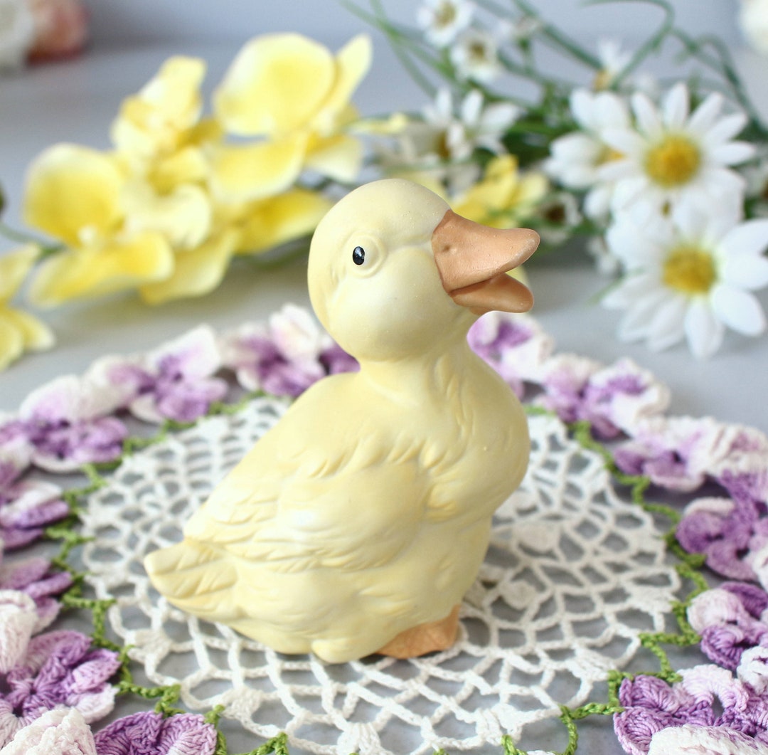 Vintage Duck BERCO Small Ceramic Bird Yellow Duck Figurine - Etsy