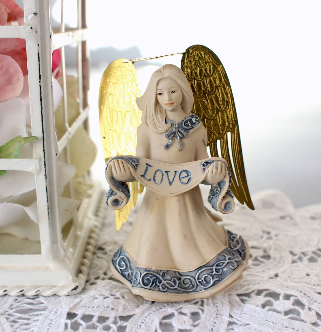 Sarah's Angels® Figurine 'LOVE', Miniature Angel, ALTERED, Pastel ...