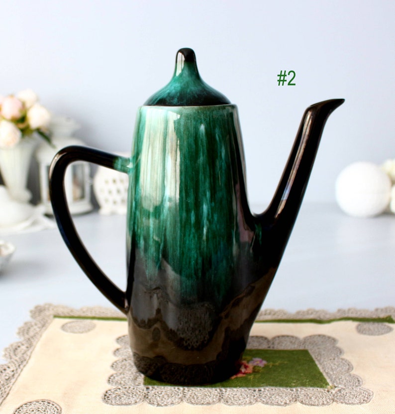 Blue Mountain Pottery Teapots Vintage Coffee Pot BMP Teapot - Etsy Canada